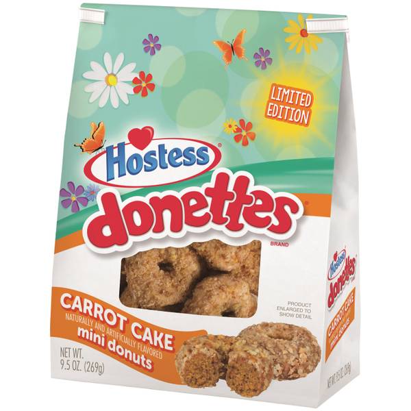 UPC 888109111885 - Hostess Carrot Cake Donettes - 9.5oz | upcitemdb.com