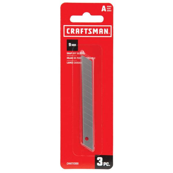 Craftsman 9mm Snap Blades 3-Pack - CMHT11300 | Blain's Farm & Fleet