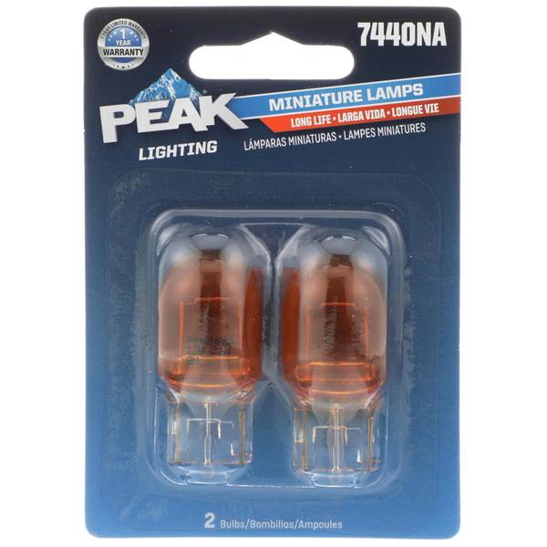Peak 2-Pack 7440NA Long Life Bulbs - 7440NALL-BPP | Blain's Farm & Fleet