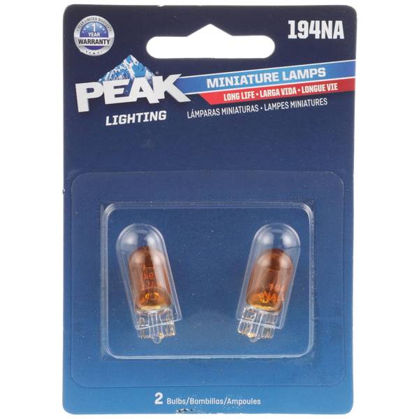 Peak 2-Pack 194NA Long Life Bulbs - 194NALL-BPP | Blain's Farm & Fleet