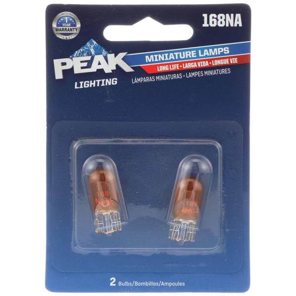 Peak 2-Pack 168NA Long Life Bulbs - 168NALL-BPP | Blain's Farm & Fleet