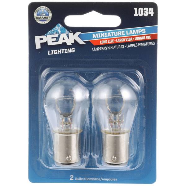 Peak 2-Pack 1034 Long Life Bulbs - 1034LL-BPP | Blain's Farm & Fleet