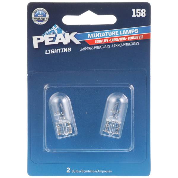 Peak 2-Pack 158 Long Life Bulbs - 158LL-BPP | Blain's Farm & Fleet
