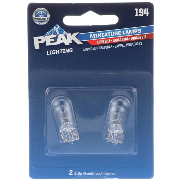 Peak 2-Pack 194 Long Life Bulbs - 194LL-BPP | Blain's Farm & Fleet