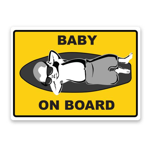 Pilot 6"x8" Automotive Baby On Board Decal - GRP-615 | Blain's Farm & Fleet