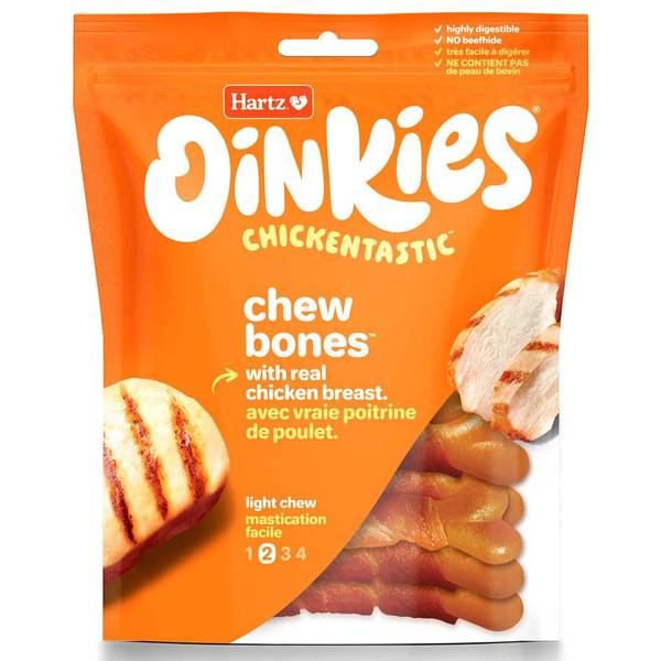 Oinkies 25-Count Lasting Chicken Chew Dog Treats - 15907 | Blain's Farm ...