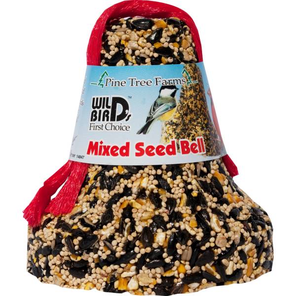 Pine Tree Farms Mixed Seed Bell, 16 oz Self-Hanging Net - 2996511 ...