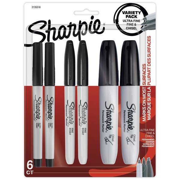 Sharpie 6 Count Permanent Marker Variety Pack 9081691 Blain s Farm Fleet