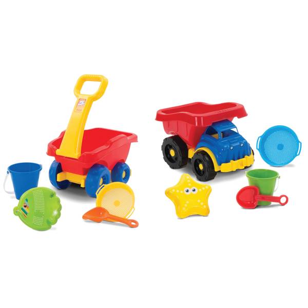 Amloid 5-Piece Dump Truck and Wagon Assortment - 328 | Blain's Farm & Fleet