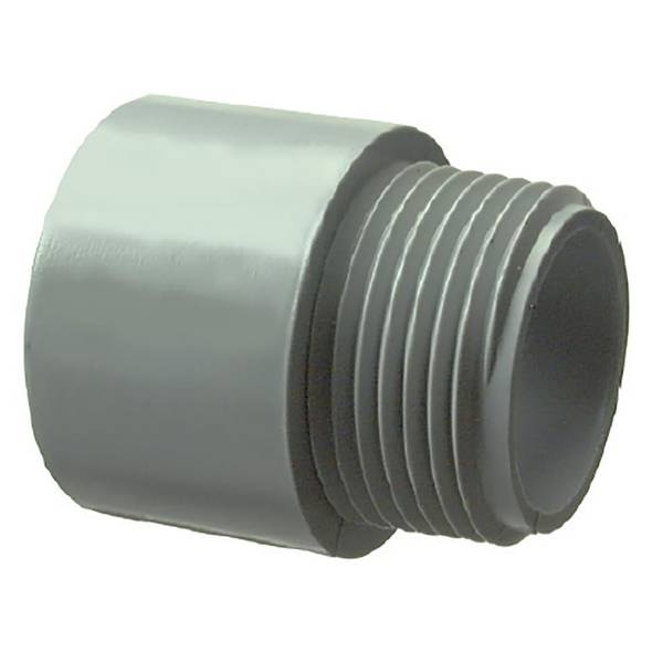 Halex 10-Count 1/2" PVC Terminal Adapter - 27351 | Blain's Farm & Fleet