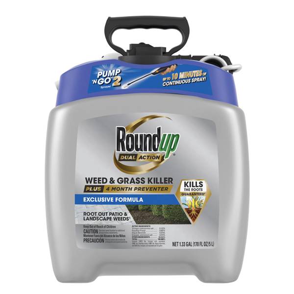 Roundup 1.33 Gallon Dual Action Pump N Go - 5377504 | Blain's Farm & Fleet