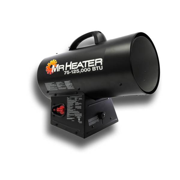 Mr. Heater 125,000 BTU Quiet Burner Technology Forced Air Propane ...