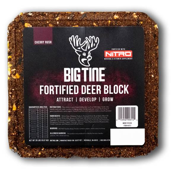 Big Tine 20 lb Fortified Deer Block - BT21 | Blain's Farm & Fleet