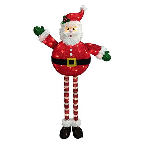 Sylvania 48" Lighted Long Legs Santa - V53871-22 | Blain's Farm & Fleet