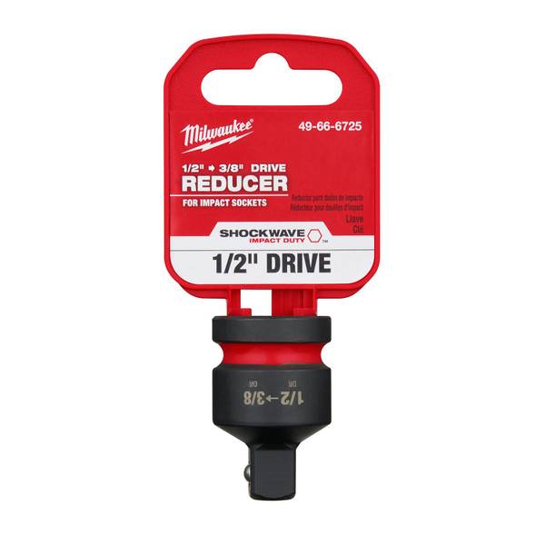 Milwaukee 1/2" Drive 3/8" Drive Reducer - 49-66-6725 | Blain's Farm & Fleet
