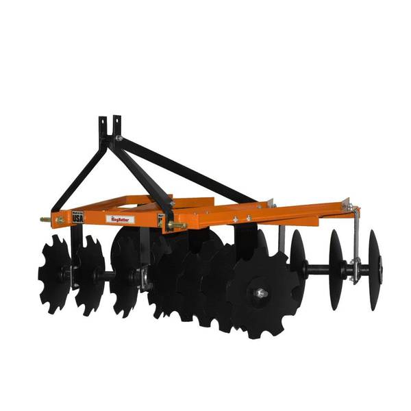 King Kutter 5-1/2' 16-16" Angle Frame Combo Disc Harrow, Orange - 16-16 ...