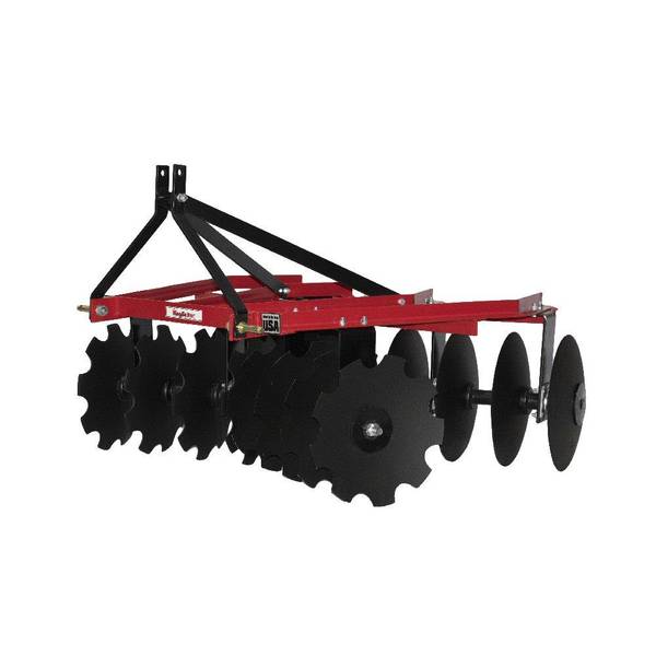 King Kutter 5-1/2' 16-18" Angle Frame Combo Disc Harrow, Red - 18-16-G ...