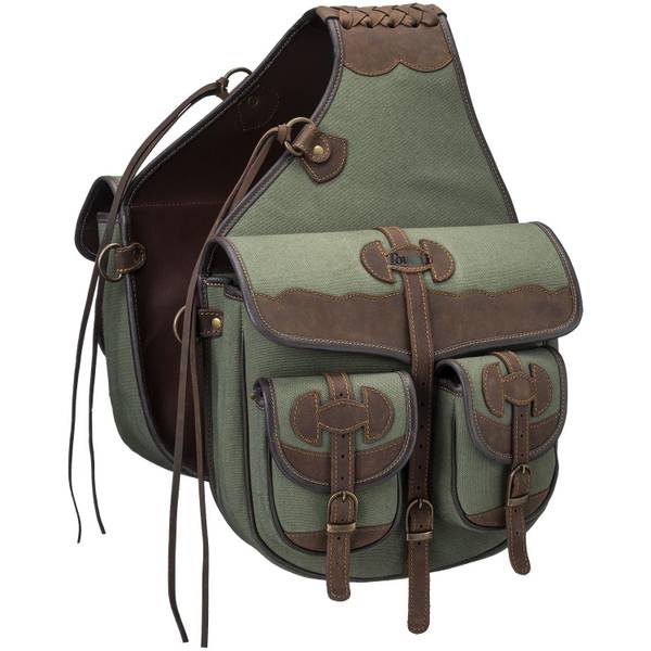 Tough-1 Canvas Trail Bag with Leather Accents - 61-9928-19-0 | Blain's ...