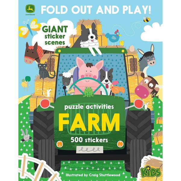 Cottage Door Press John Deere Farm Sticker Book - 2003780 | Blain's ...