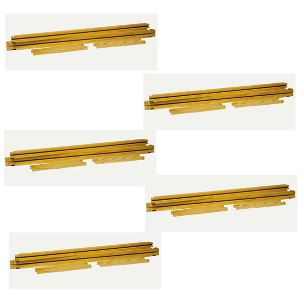 Harvest Lane Honey 5-Pack Unassembled Deep Frames - WWFDU-101-5 | Blain ...