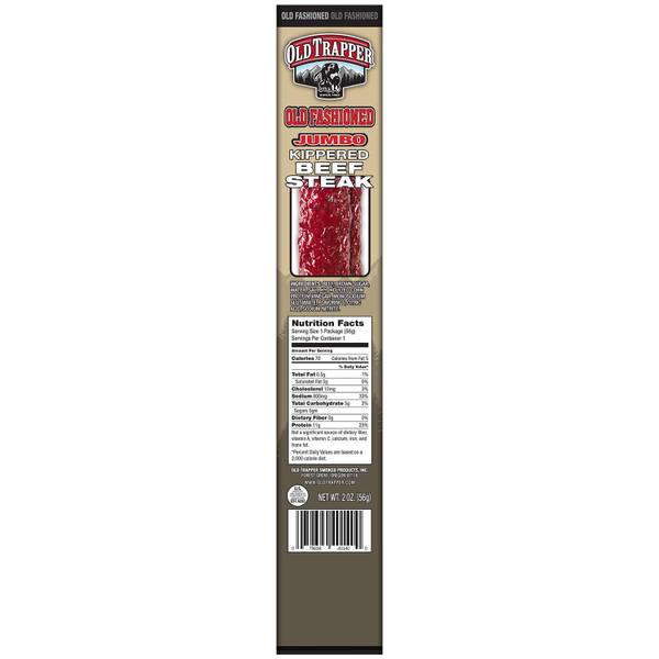 Old Trapper 2 oz Old Fashioned Kippered Beef Steak - 40140T | Blain's ...
