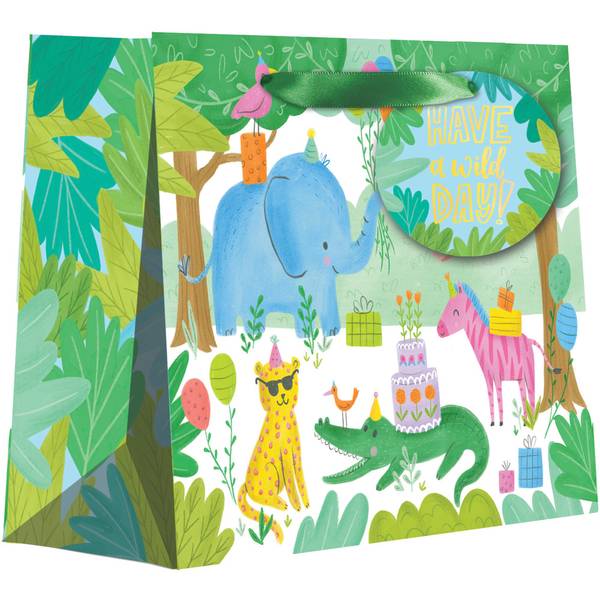 Jillson & Roberts Medium Jungle Party Gift Bag - MT328 | Blain's Farm ...