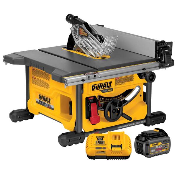 DEWALT FLEXVOLT 60V MAX 8 1 4 Table Saw Kit DCS7485T1 Blain s Farm Fleet