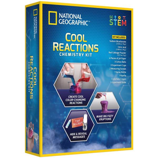 National Geographic Cool Reactions Chemistry Kit - RTNGCHEMCR | Blain's ...