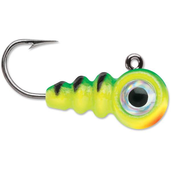 VMC 1/32 oz Glow Firr Tiger Tungsten Larv Eye Jig - TLEJ132GFT | Blain ...
