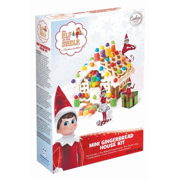 Cookies United Mini Elf Gingerbread House Kit - 721716 | Blain's Farm ...