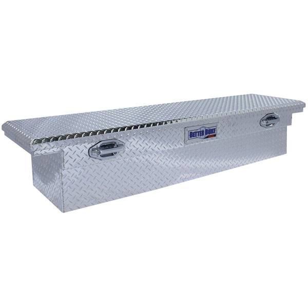 Better Built 69" Brite Aluminum Saddle Truck Box Low Profile - 79011003 ...
