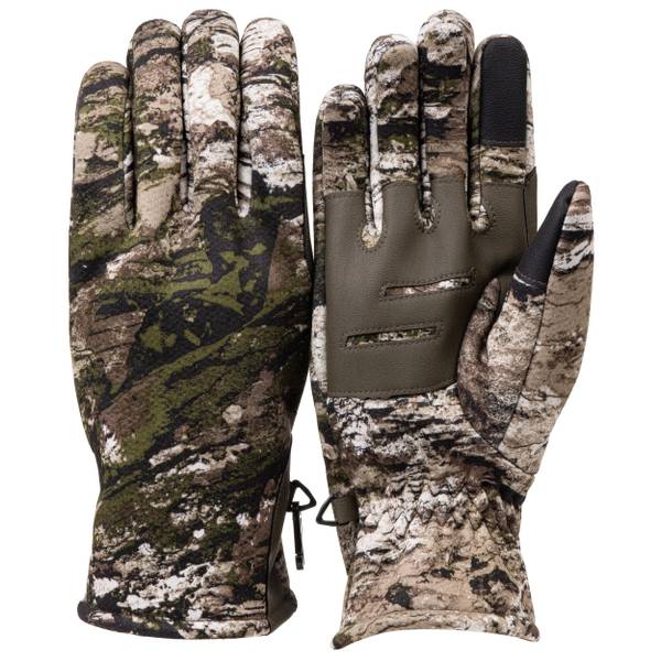 Huntworth Mens Tarnen Camo Soft Shell Heat Boost Tech Glove - 1433-TRN ...