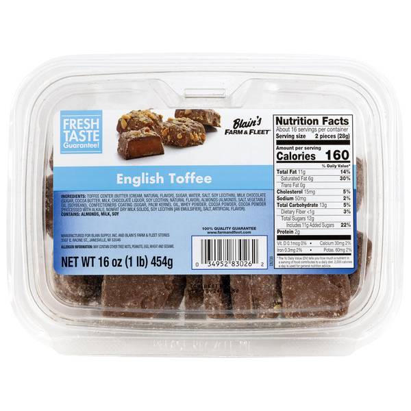 Blain's Farm & Fleet 16 oz English Toffee - 723324 | Blain's Farm & Fleet