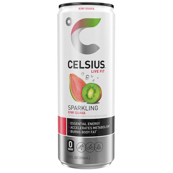 Celsius Energy 12 oz Sparkling Kiwi Guava - 320166 | Blain's Farm & Fleet