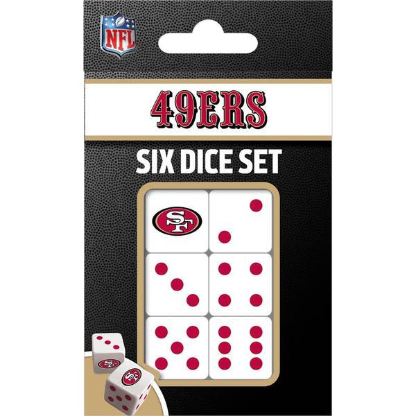 NFL 6-Count San Francisco 49ers Dice Pack - SFF3140 | Blain's Farm & Fleet