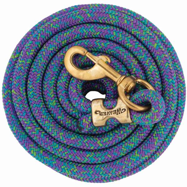 Weaver Leather 10' Poly Lead Rope with a Solid Brass 225 Snap - 35-2100 ...