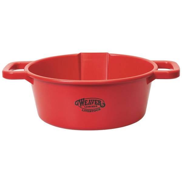 Weaver Leather Large Round Feed Pan - 69-1073-RD | Blain's Farm & Fleet