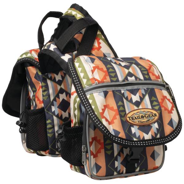 Weaver Leather Trail Gear Pommel Bags - 15501-259 | Blain's Farm & Fleet