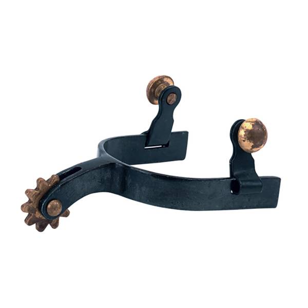 Weaver Leather 1/8" Shank Youth Spurs with 1/2" Plain Band - 25-7981 ...