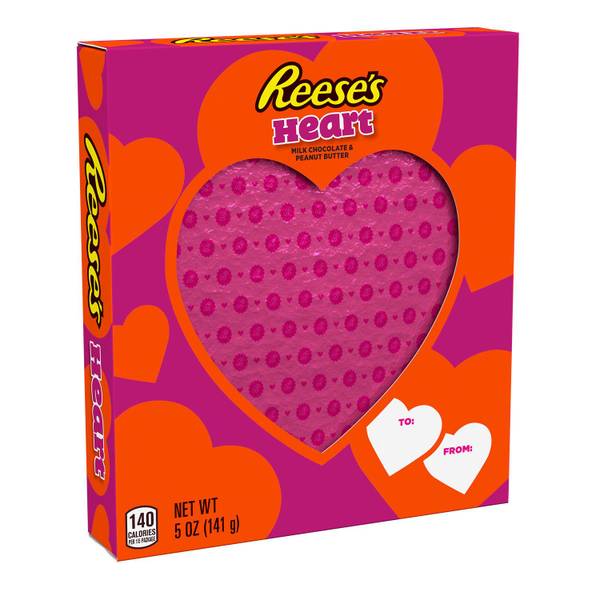 Reese's 5 oz Milk Chocolate Peanut Butter Heart - 3400066634 | Blain's ...