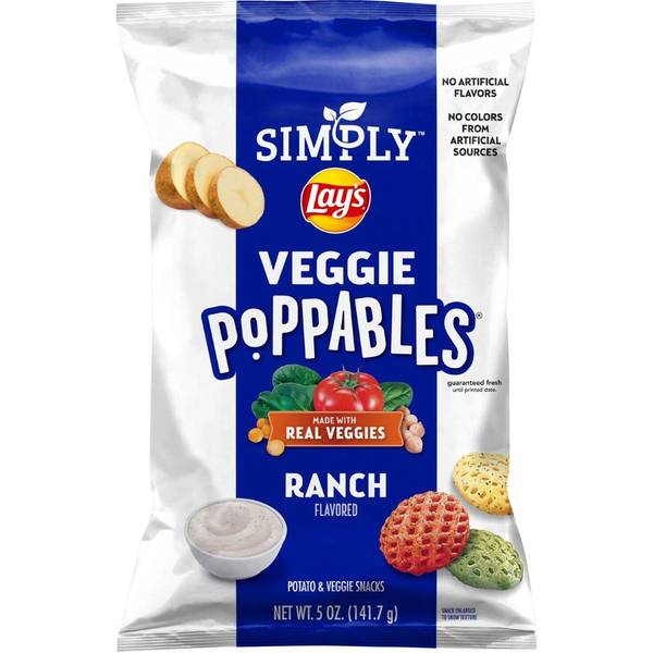 Ruffles 5 oz Ranch Simply Lays Veggie Poppable - 72703 | Blain's Farm ...