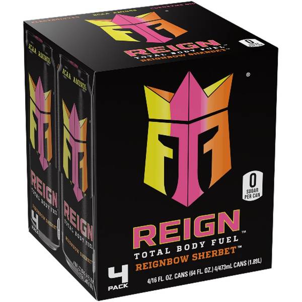 Reign 16 oz 4-Pack Reignbow Sherbet - 412023 | Blain's Farm & Fleet