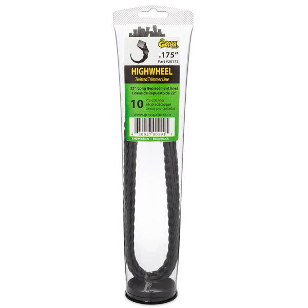 Grass Gator 10-Pack 22" Pre-Cut .175 Trimmer Line - 20175 | Blain's ...