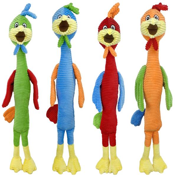Multipet International Romeo the Rooster Dog Toy Assortment - 37615 ...