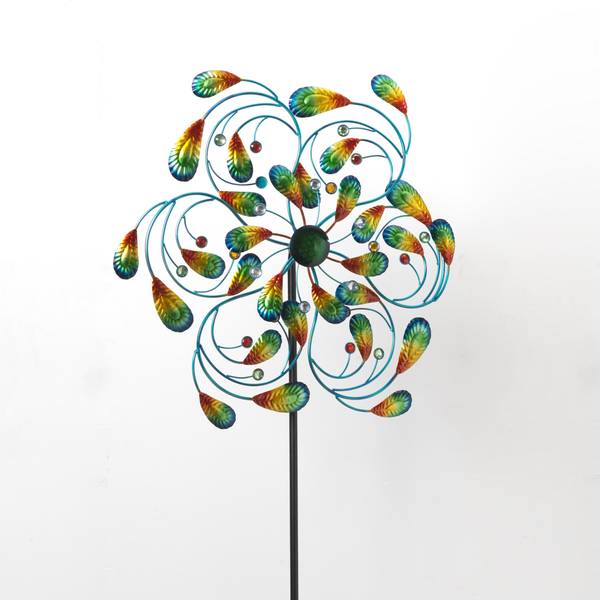 Gerson 84" Metal Wind Spinner Yard Stake - 2675860BS | Blain's Farm & Fleet