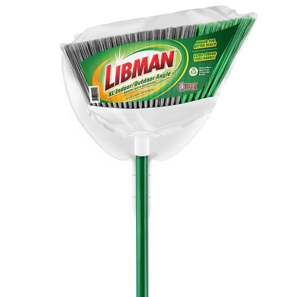 Libman Extra Large Percision Angle Broom with Dust Pan - 212 | Blain's ...