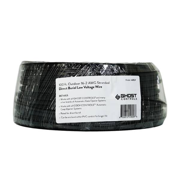 Ghost Controls 100' 16 Gauge Direct Burial Low Voltage Wire - AXLV ...