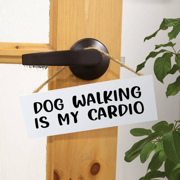 P. Graham Dunn Dog Walking Hanging Sign - Q02228BLN | Blain's Farm & Fleet