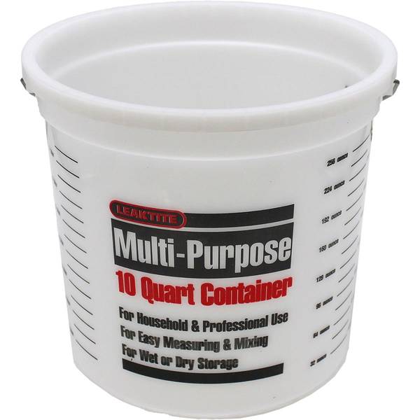 Leaktite 10-Quart Mix N Measure Container - 1045139 | Blain's Farm & Fleet