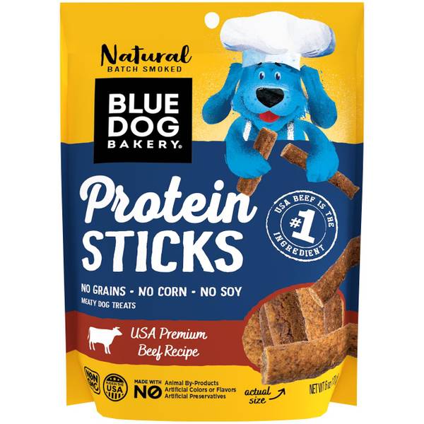 Blue Dog Bakery Beef Protein Sticks, 6 oz, Savory - 80152 | Blain's ...